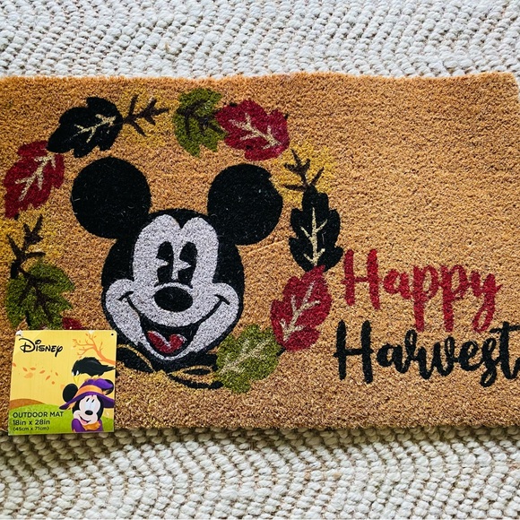 Disney | Other | Disney Mickey Mouse Happy Harvest Outdoor Floor Mat ...